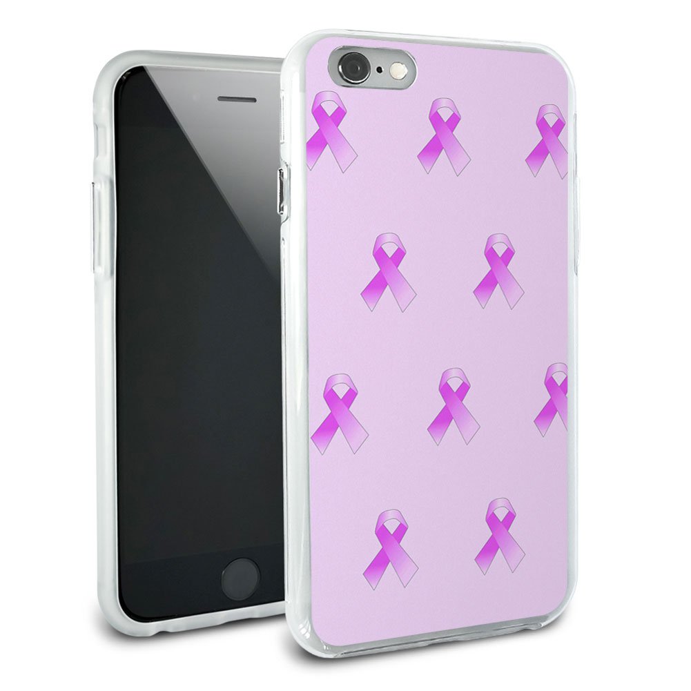 Breast Cancer Awareness Ribbons Protective Slim Hybrid Rubber Bumper ...