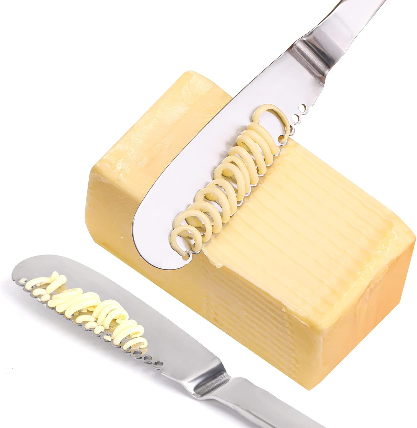 Amazon.com: Freezing Cold Hard Butter Spreader Knife Curler with ...