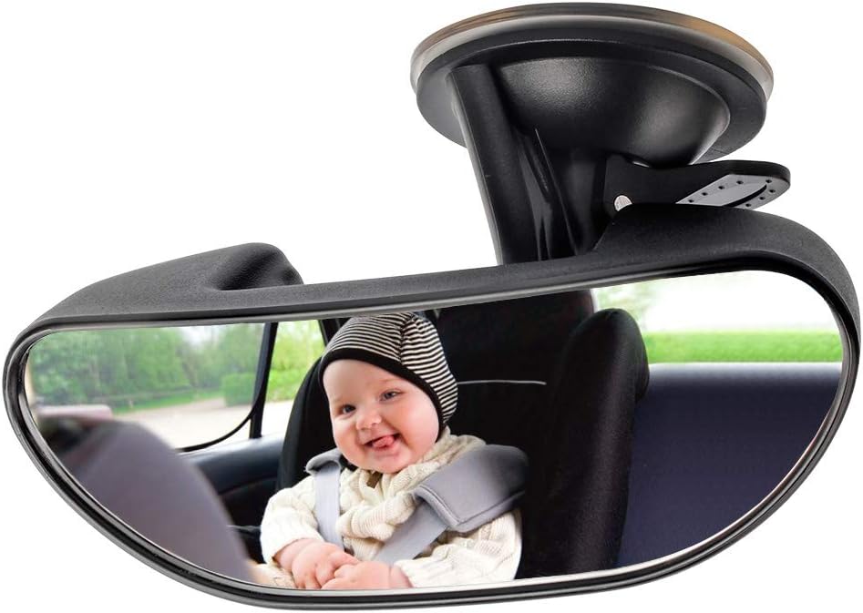 Amazon.com : Automotive Interior Rearview Baby Mirror right Wide Angle ...