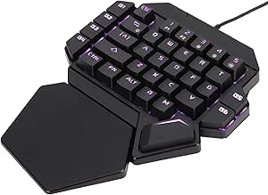 Amazon.com: Septpenta One Handed Keyboard, 6 Programmable Multimedia ...