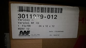 Amazon.com: AAF VariCel SH STD Air Filter 24x24x12 MERV13 : Home & Kitchen
