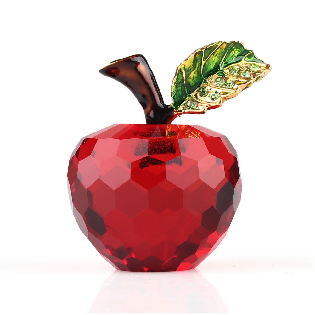 Amazon.com: F-ber 40mm (1.6 inch) 3D K9 Crystal Apple Collectible ...