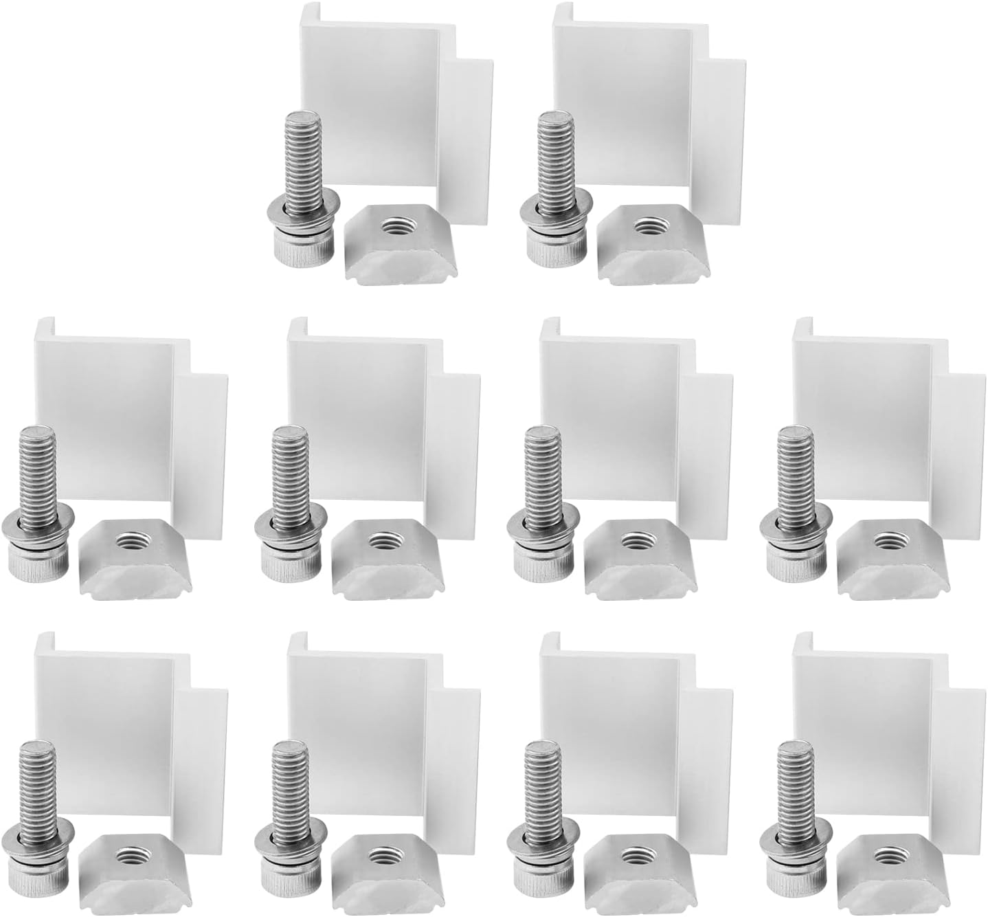 SOLIDEE Solar Panel Edge Clamp Brackets, Solar Panel Attachment for ...