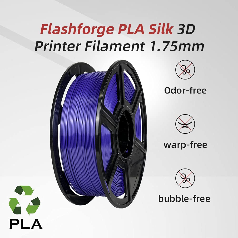 Snapklik.com : Flashforge 3D Printer Filament Silk PLA 1.75mm 1kg Spool-Dimensional Accuracy ...