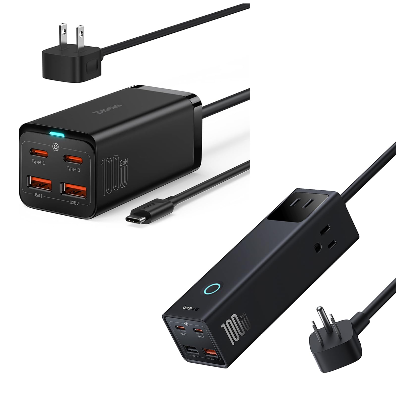 Amazon.com: Baseus 100W Wall Charger and Baseus 100W Charging Station ...