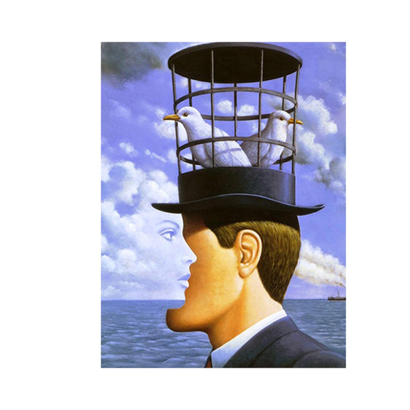 Rene Magritte By Gamuart A Patch Of Blue: René Magritte's 'Galatée'