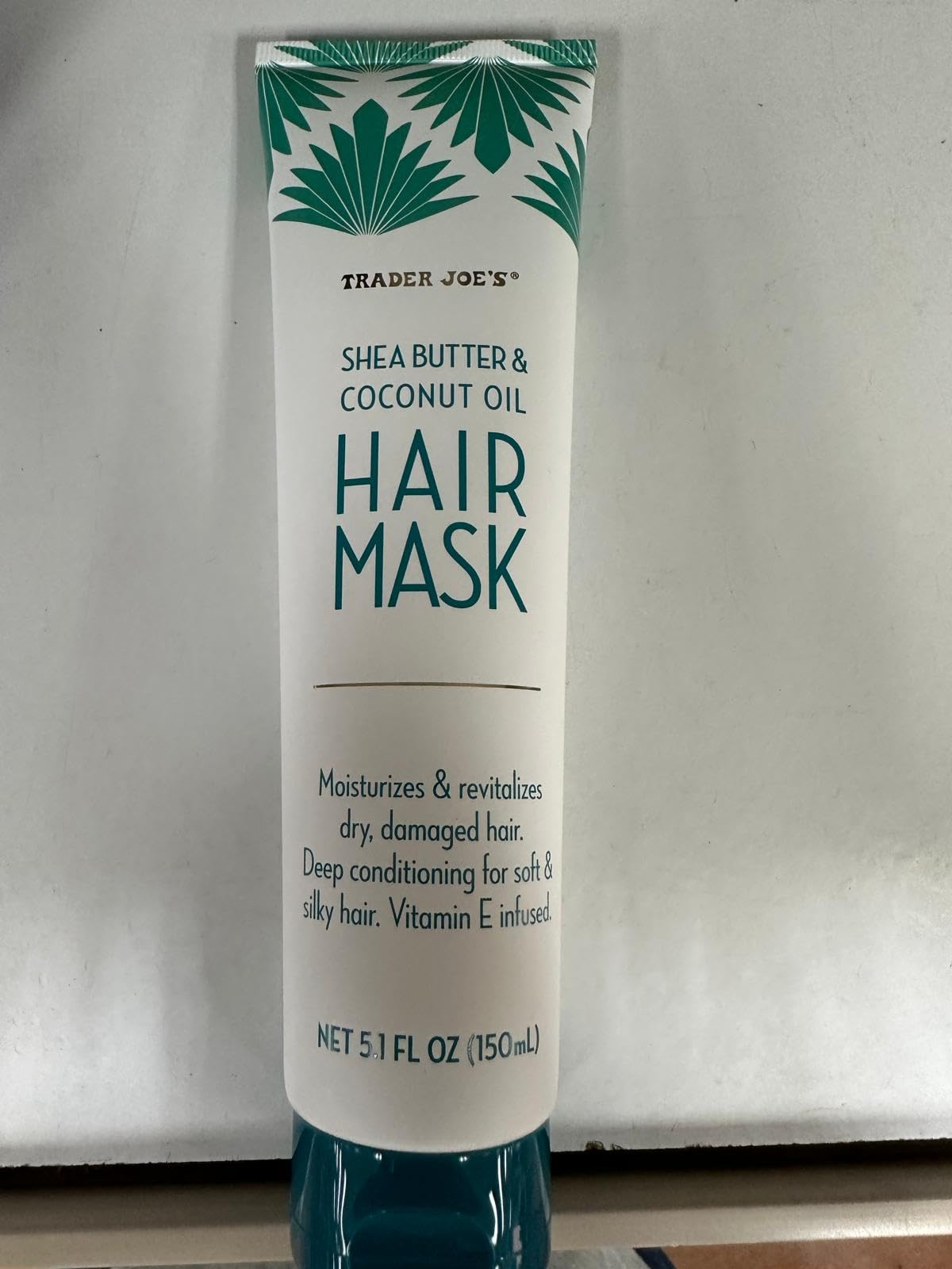 Amazon.com: Trader Joe's Shea Butter & Coconut Oil Hair Mask 5.1 FL OZ ...