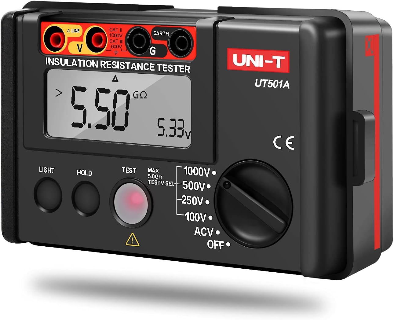 Amazon.com: VC60B+ Digital Insulation Resistance Tester DCV ACV Meter ...