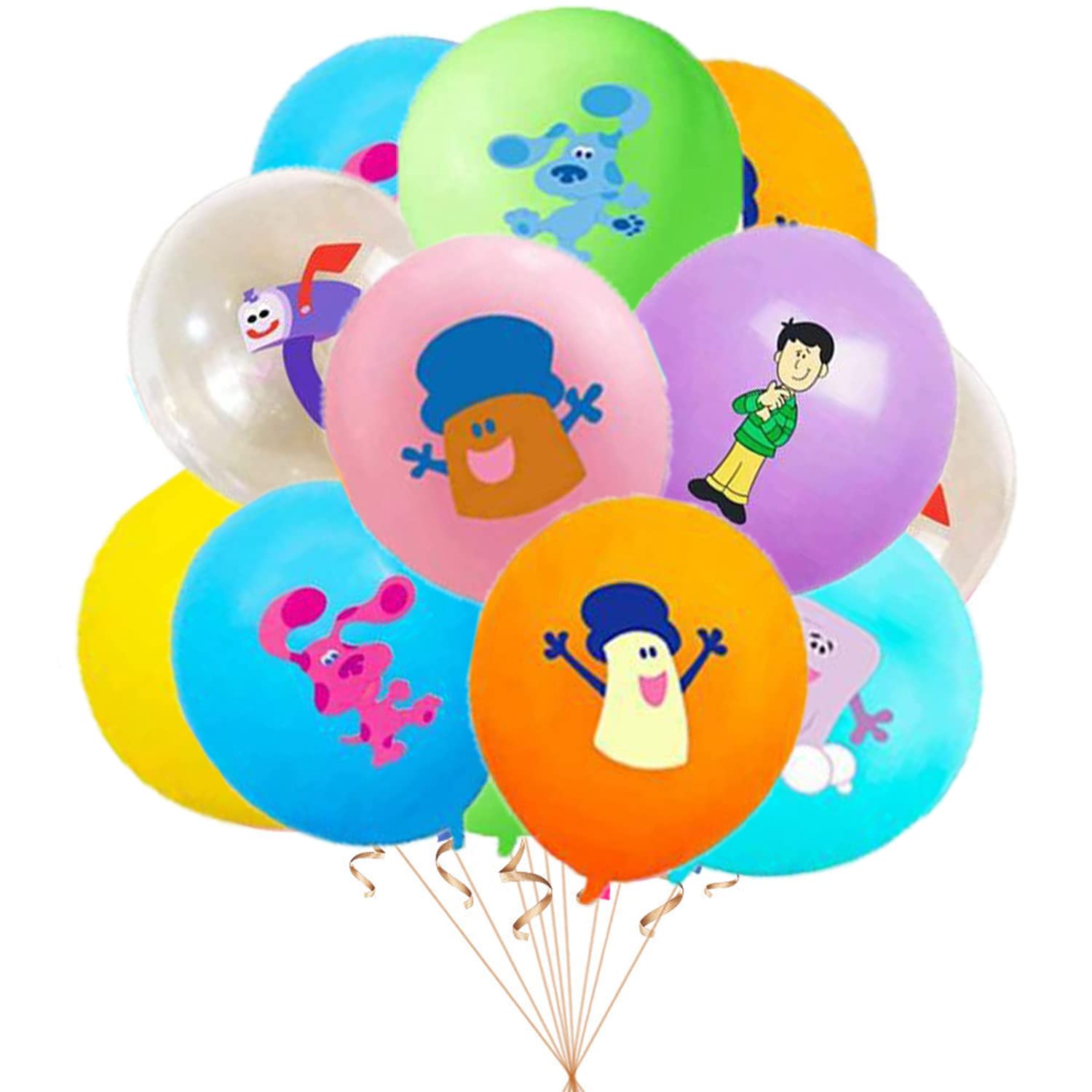 Buy 24pcs 12" Blue's Clues Balloons, Blue's Clues Birthday Decorations ...