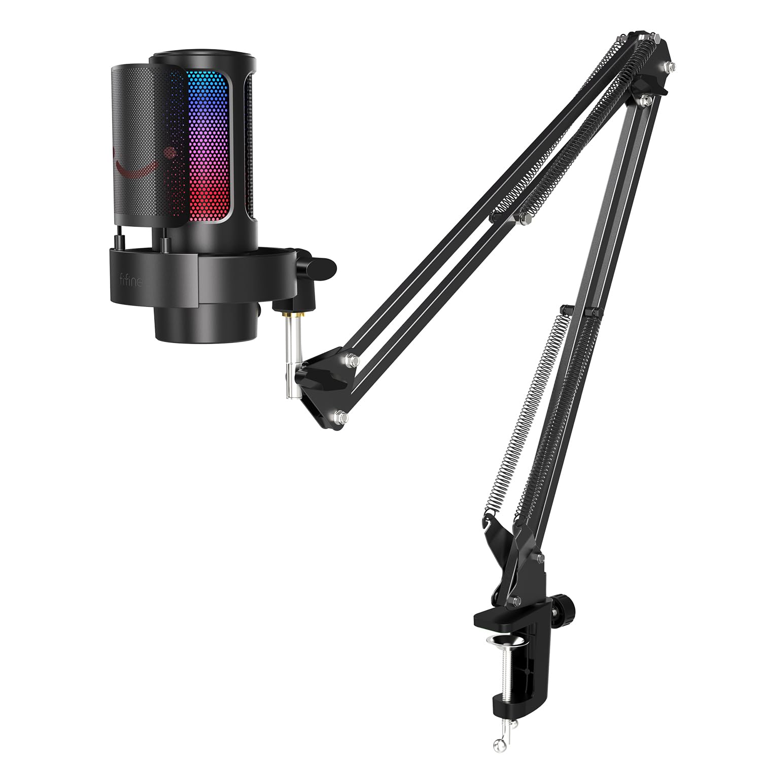 Amazon.com: FIFINE USB Gaming Microphone, Metal Recording Boom Arm ...