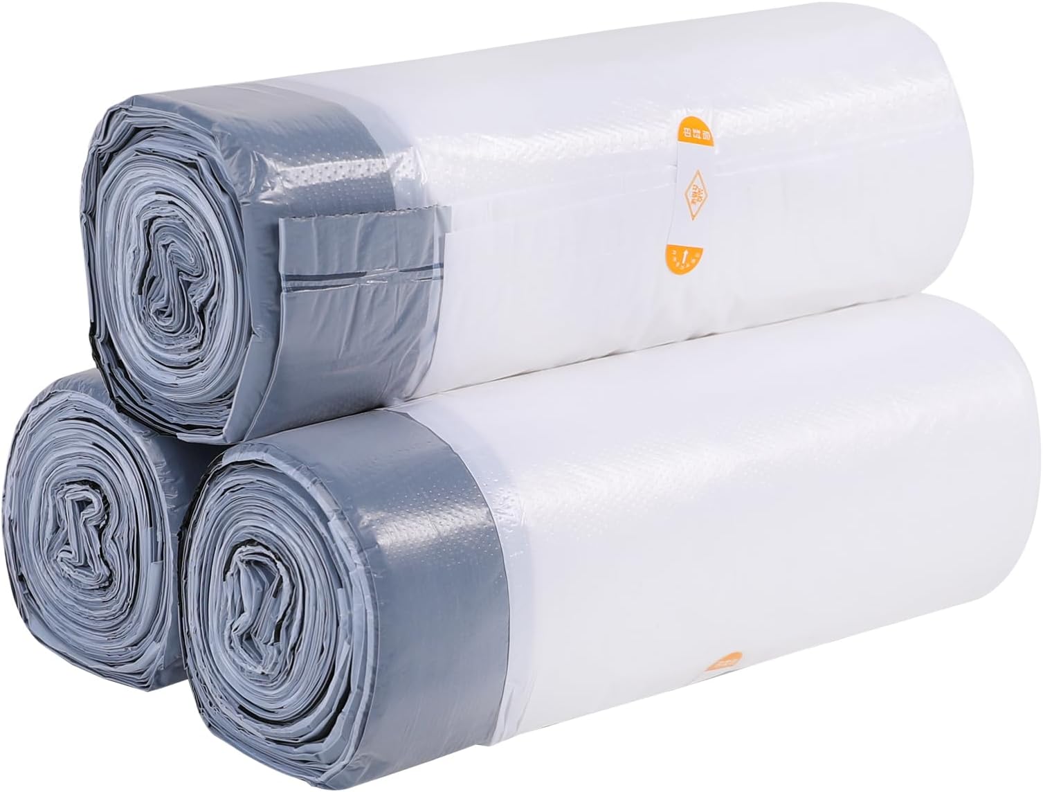 Haya Home 70L litre 40 Drawstring Bin Bags Heavy Duty Bin Liners, Black ...