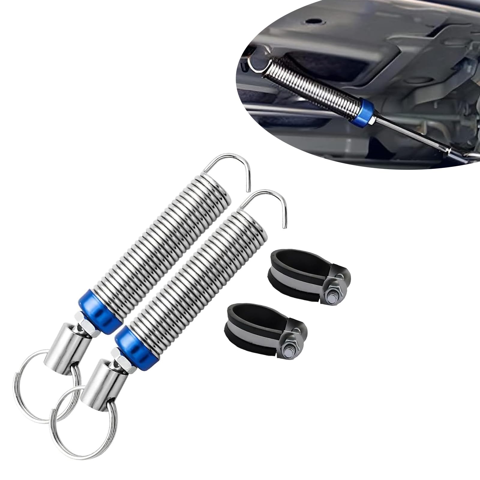 Amazon.com: Fluher 2 PCS Car Trunk Automatic Lift Metal Spring, 5.9"-9. ...