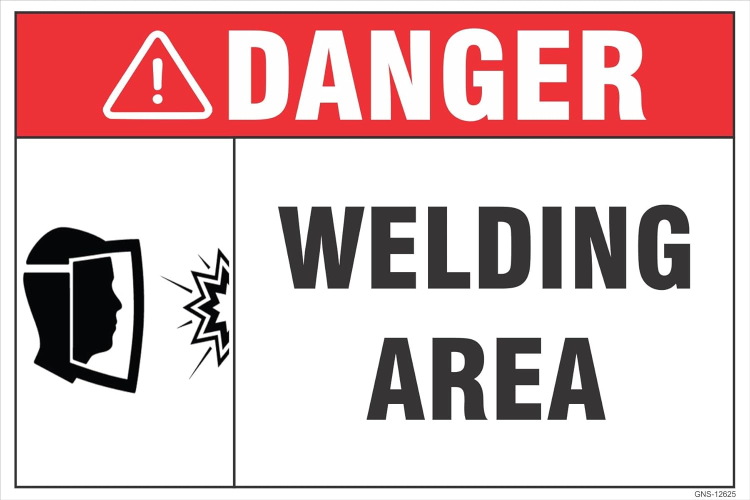 Aditya Sign® WELDING AREA Sign Board (GNS-12625) : Amazon.in: Office ...