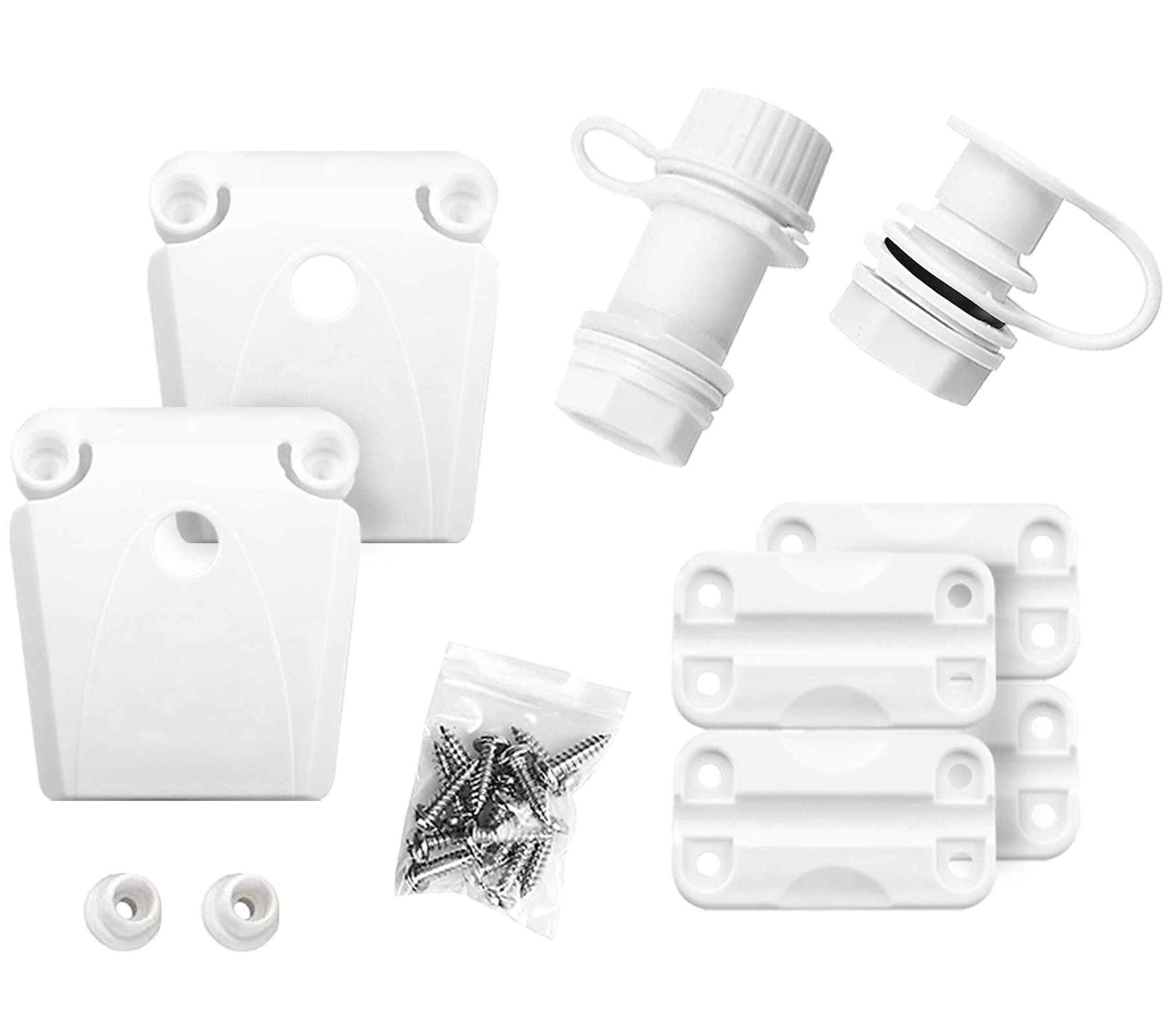 Buy Cooler Replacement Parts Kit,Ice Chest Hinges,Threaded Cooler Drain ...