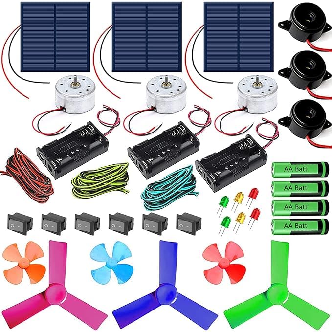 SP Electron Combo of Multipurpose 3 Solar Panel Setup Solar Energy Kit ...