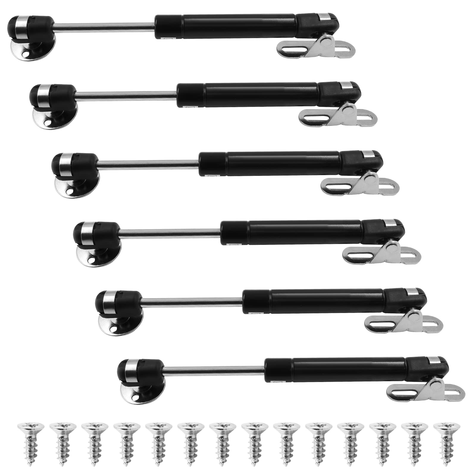 Amazon.com: BokWin 6 Pcs 100N/22.5lb Black Gas Strut Lift Support,8 ...