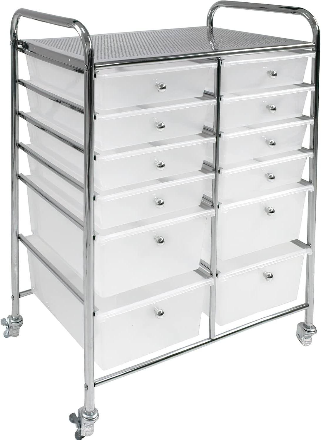 NANOFORT Carrito Organizador Multiusos Auxiliar con Ruedas 12 Cajones ...