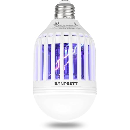 Amazon.com : BANPESTT Bug Zapper Light Bulb 2-in-1 Indoor Mosquito ...