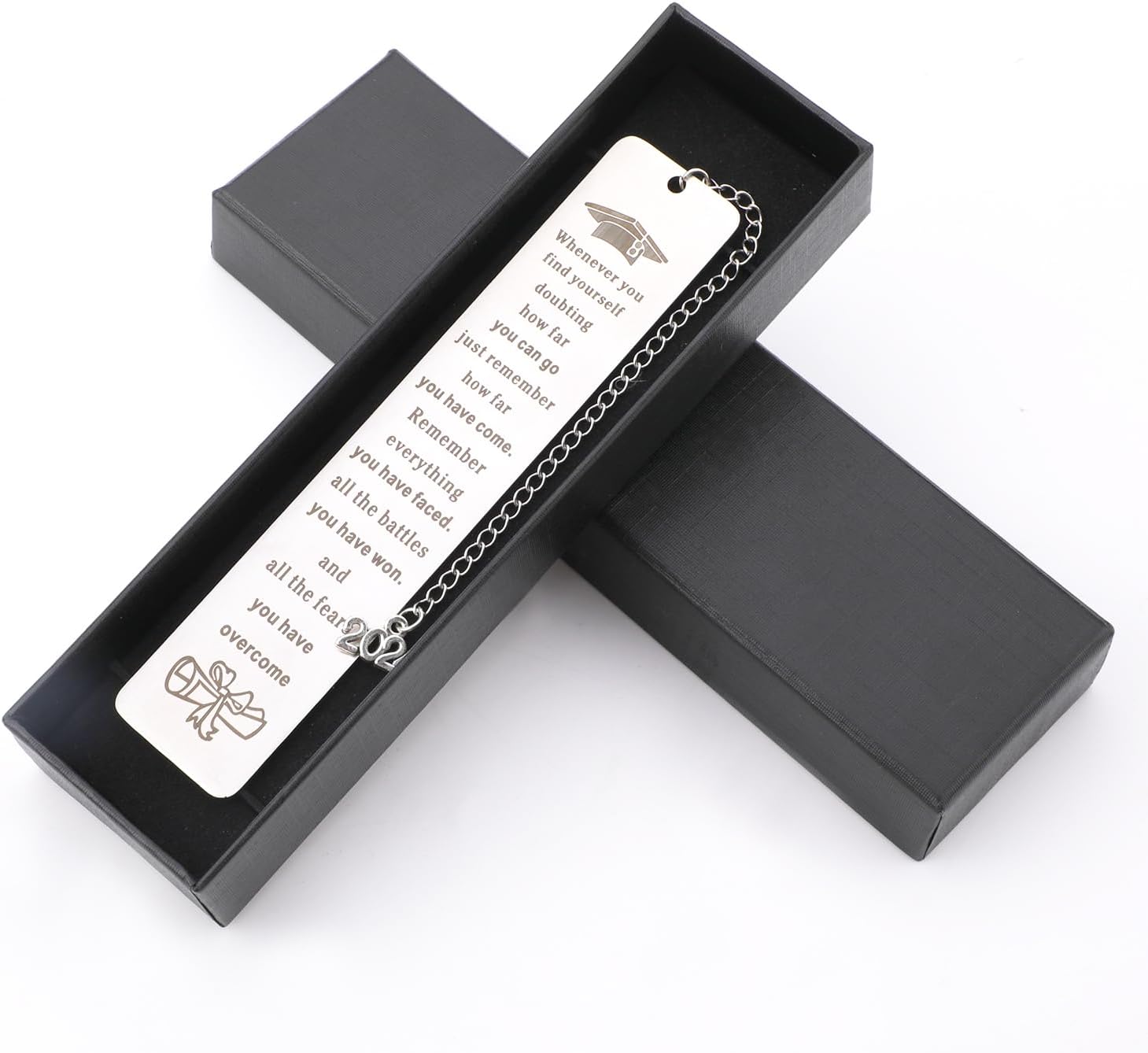 Amazon.com: Graduation Bookmark 2024, Stainless Steel Metal Graduation ...