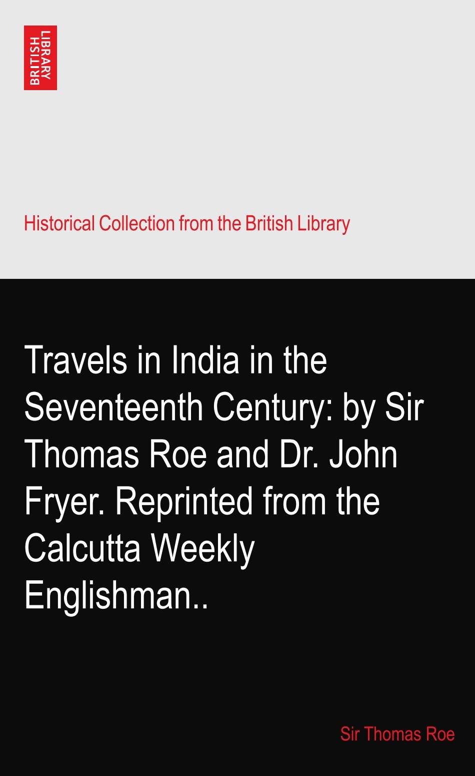 Travels In India In The Seventeenth Century By Sir Thomas | Desertcart ...