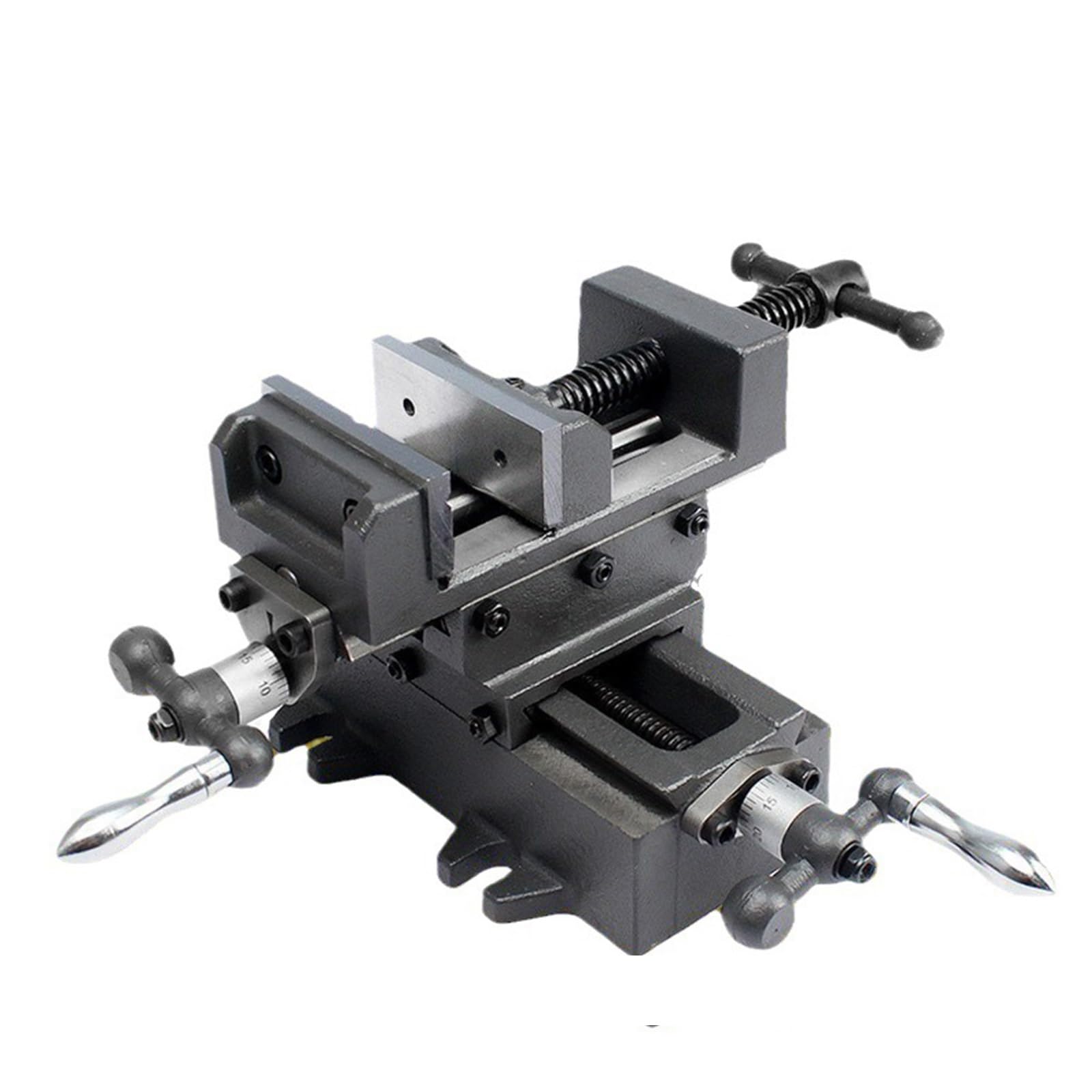Amazon.com: Heavy Duty Cross Slide Vise with Precise Scale Adjustment ...
