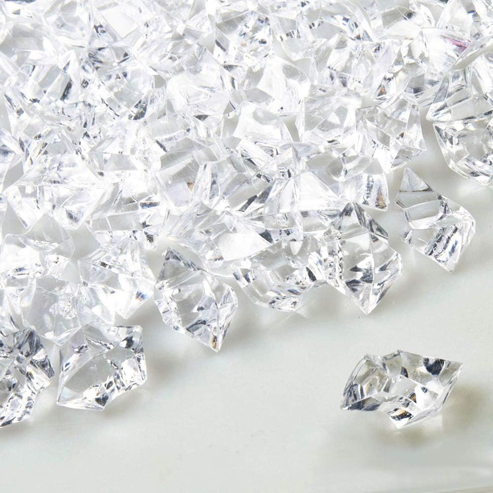 Amazon.com: SQXBK Fake Ice Cube 100PCS 1cm/0.39inch Transparent Red ...