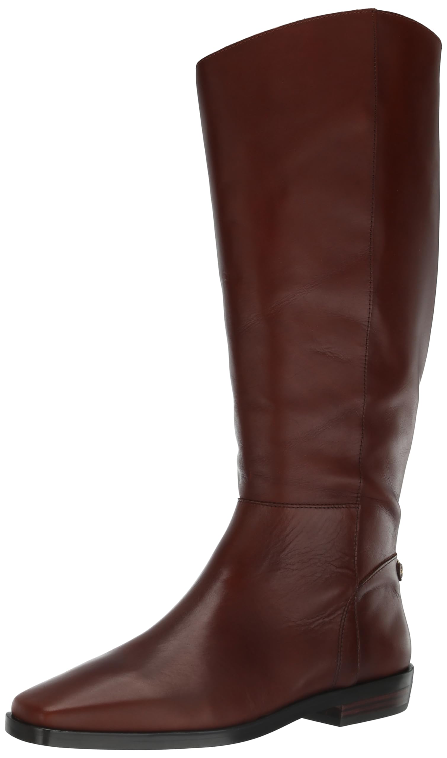 Sam Edelman Women's Cesar Equestrian Boot 10 Burnt Brandy Athletic Calf ...