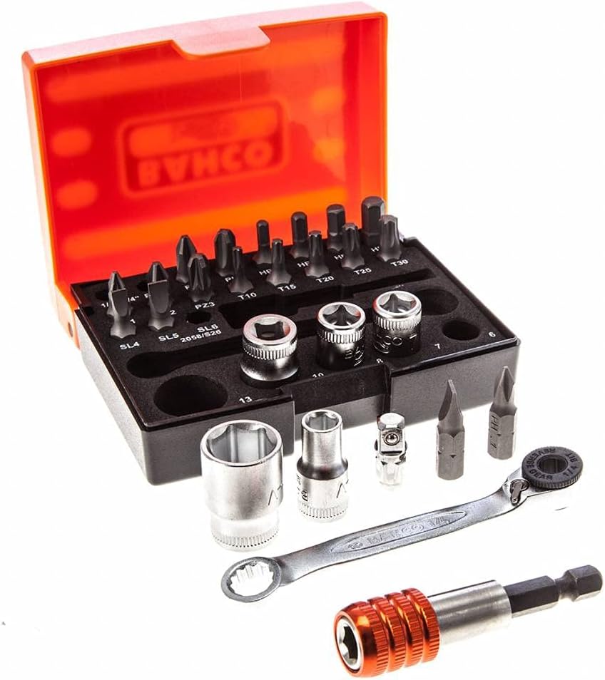 Bahco 2058/S26 Bit-Socket Set (26-piece)