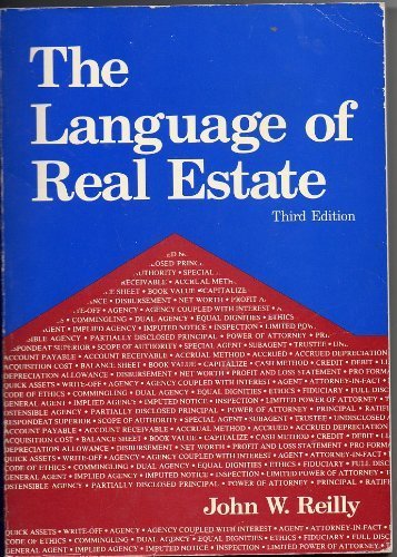 Language of Real Estate by John W. Reilly (1990-01-03): John W. Reilly ...