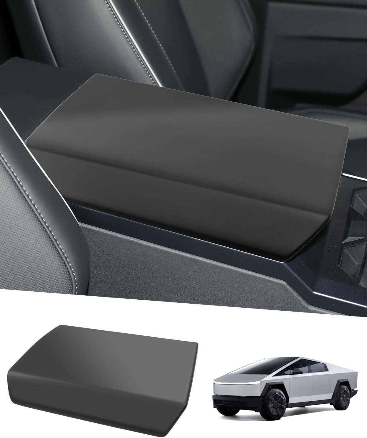 Amazon.com: Uemicip Center Console Armrest Cover for Cybertruck, TPE ...