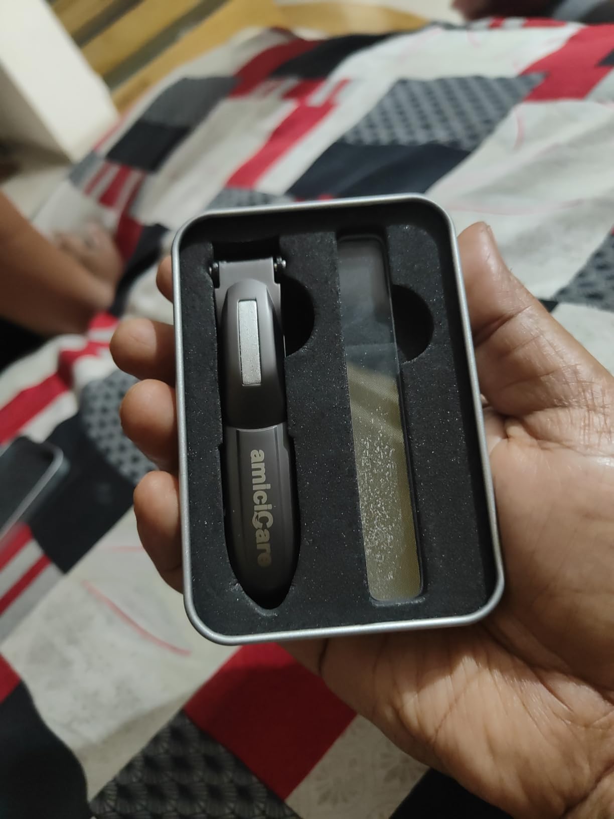 amiciCare Nail Cutter, Professional Grade Nails Clipper with Automatic ...