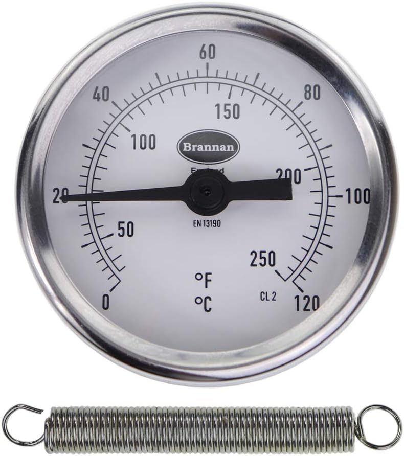 Clip on pipe thermometer - Radiator Balancing Thermometer for Hot Water ...