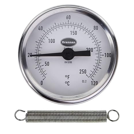 Clip on Pipe Clamp HVAC Thermometer - Clip on Thermometer Pipe ...