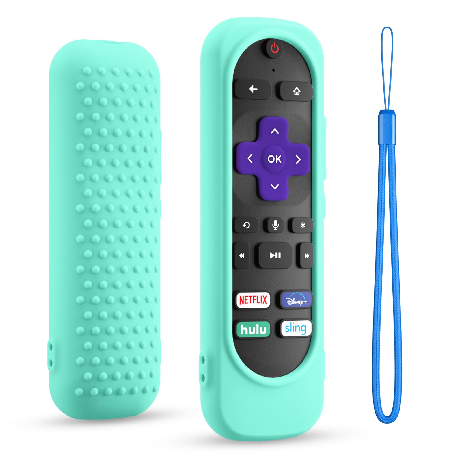 Amazon.com: Silicone Remote Cover for Roku TV Remote,Silicone Case ...