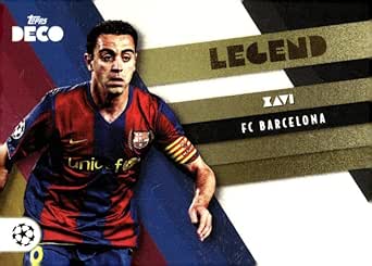 2022-23 TOPPS DECO UEFA LEGENDS #NNO XAVI BARCELONA SOCCER OFFICIAL ...