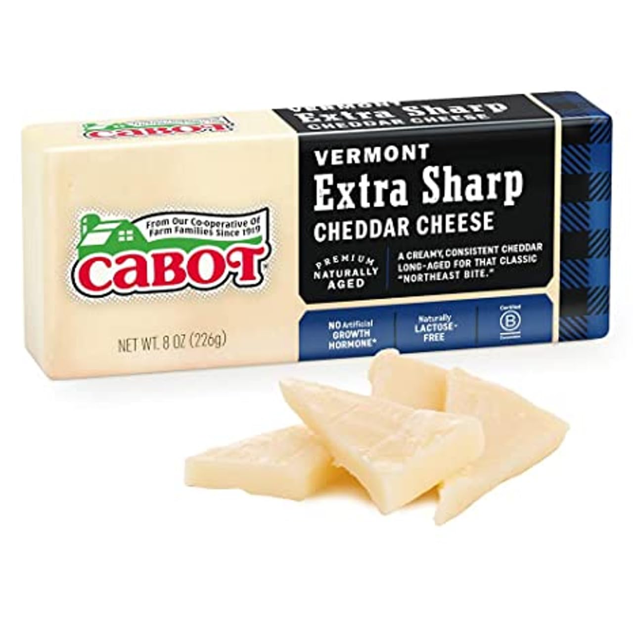 Amazon.com: Cabot Bar Extra Sharp Cheddar, 8 oz : Grocery & Gourmet Food