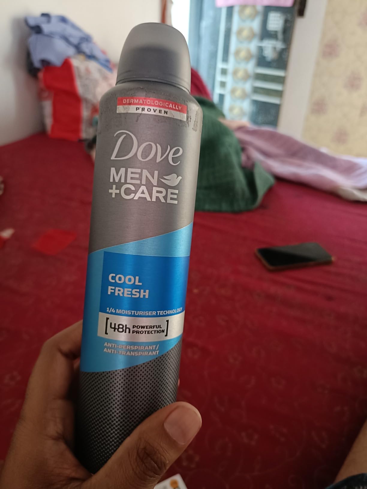 Buy Dove Men+Care Cool Fresh Dry Spray Antiperspirant Deodorant, Up To ...