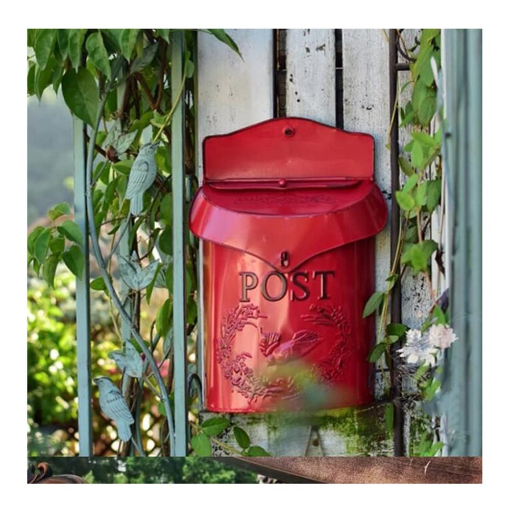 Red Residential Mailboxes