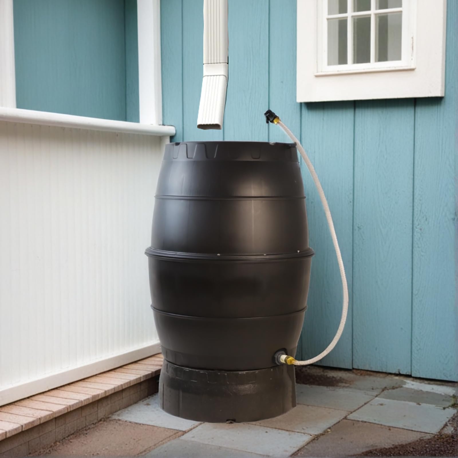 Snapklik.com : Durable Rain Water Collection Barrel Stand