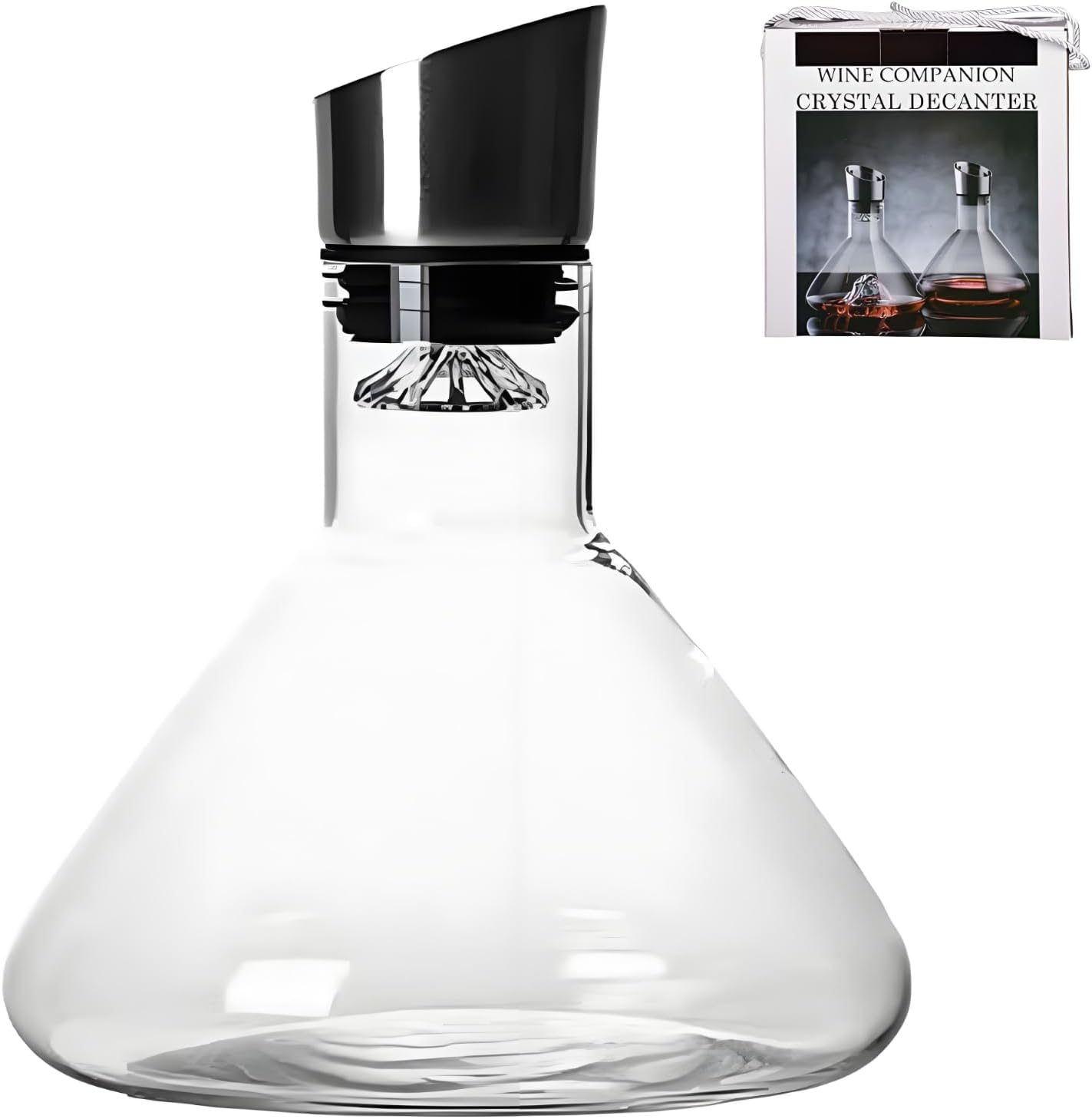 Amazon.com | Wine Decanter With Aerator, 1500ml Crystal Clear Wine ...