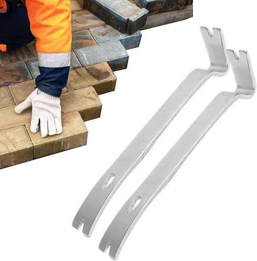 2 Brick Remover Tool, 15cm Block Paver Pull-er, Block Paver Removal ...