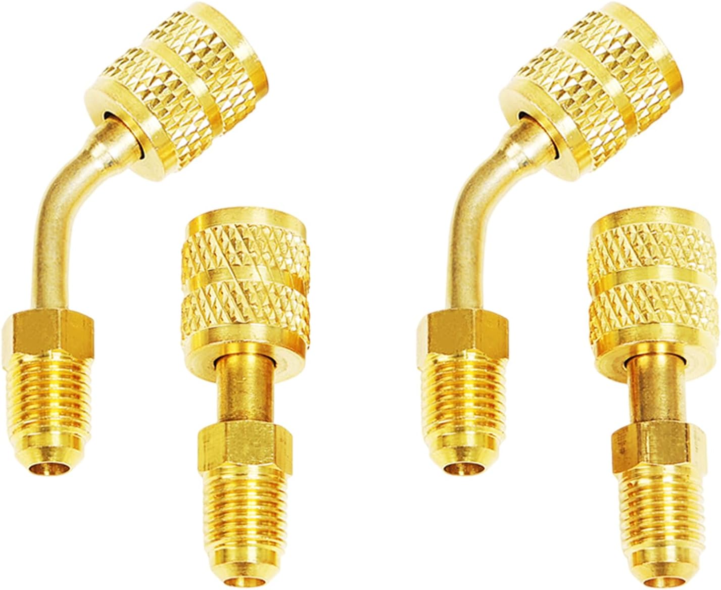 Amazon.com: Zoizocp R410A Adapter 5/16 inches SAE Female to 1/4 inches ...