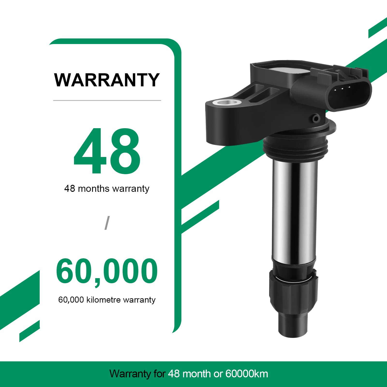 TXROMTZ Automotive Replacement Ignition Coil Pack Set of 6 Compatible ...