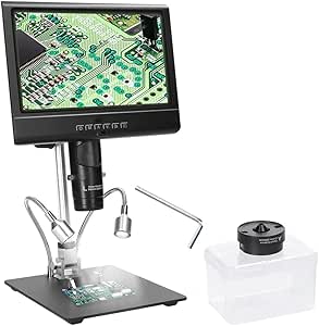 Amazon.com : RADHAX Microscope Kit AD210 12 Million Pixels Digital ...