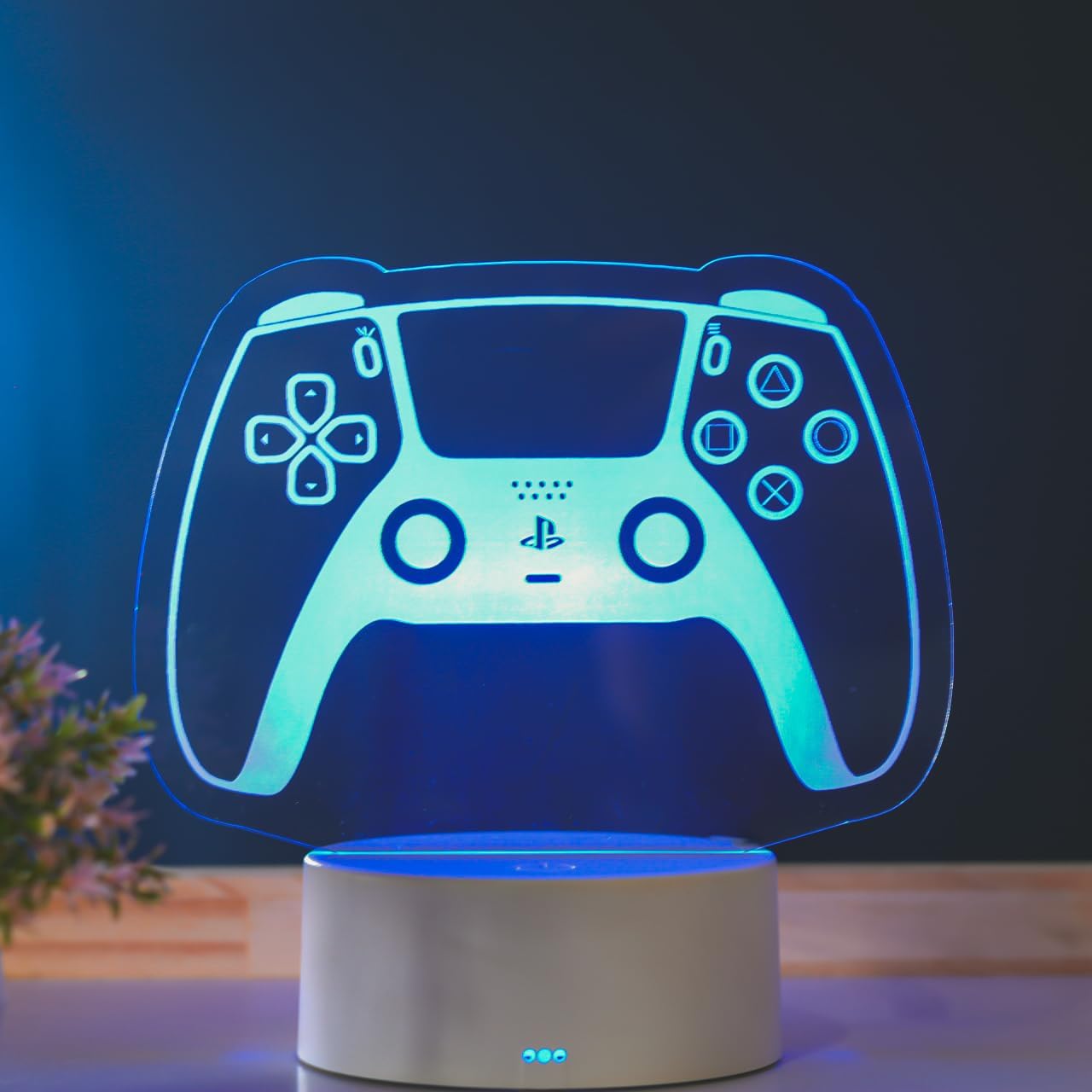 PopLumos - Luminária led 3d/ abajur de mesa - Controle video game ...