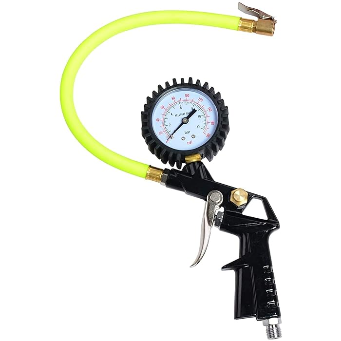 Buy Capital Pneumatics Tire Inflator 1/4-inch Flexible Hose, Inflator ...