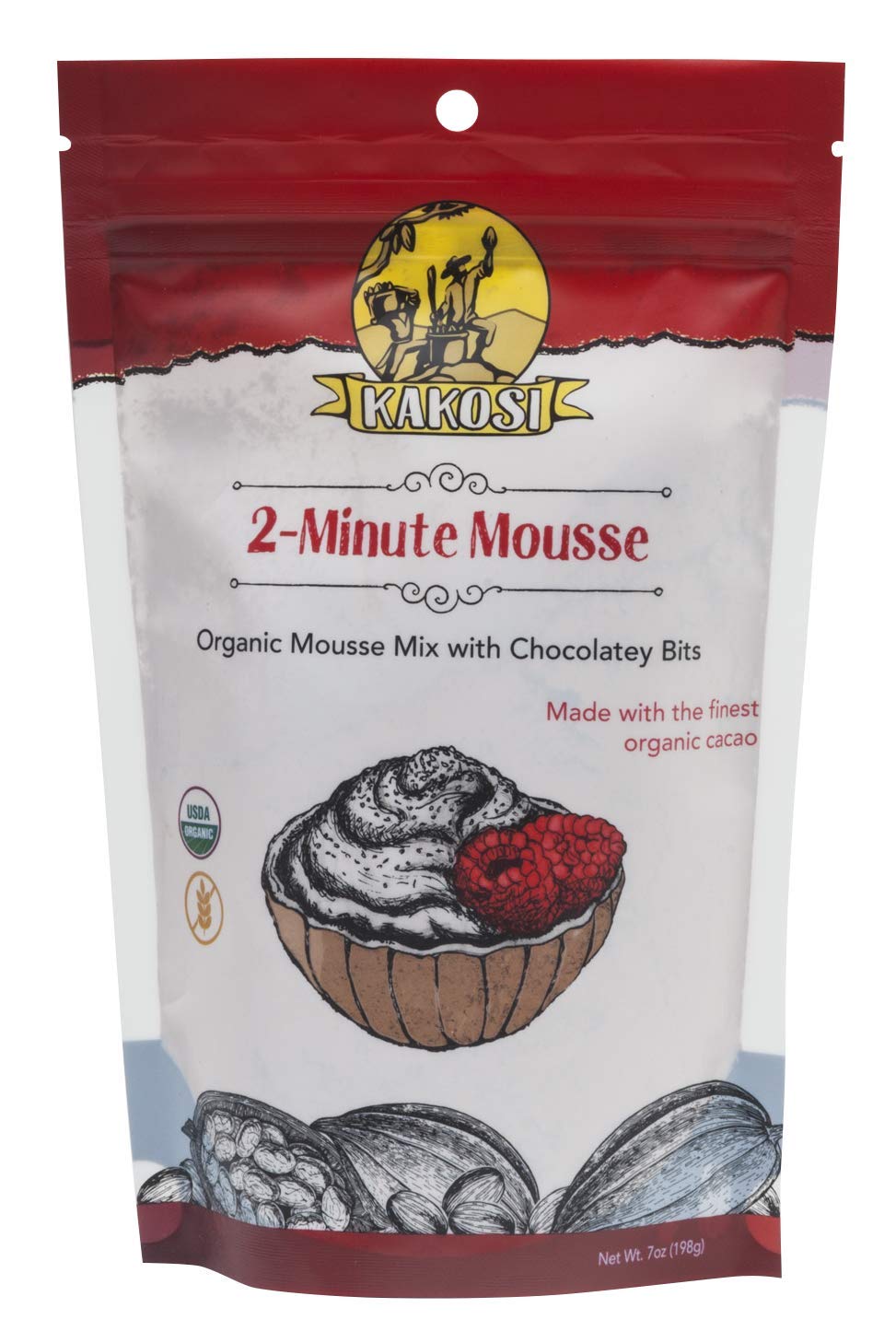 Amazon.com: Kakosi Organic 2-Minute Mousse 7oz : Grocery & Gourmet Food