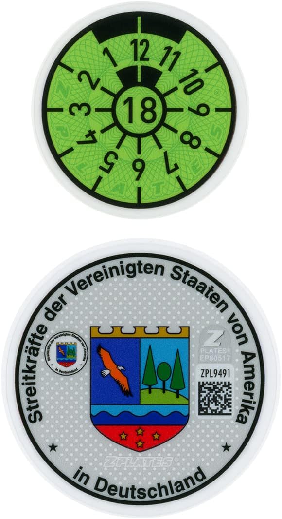 Amazon.com: US Forces in Germany - German License Plate Registration ...