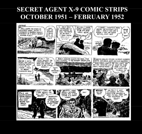 Secret Agent X-9 Comic Strips (B&W): October 1951 - February 1952 ...