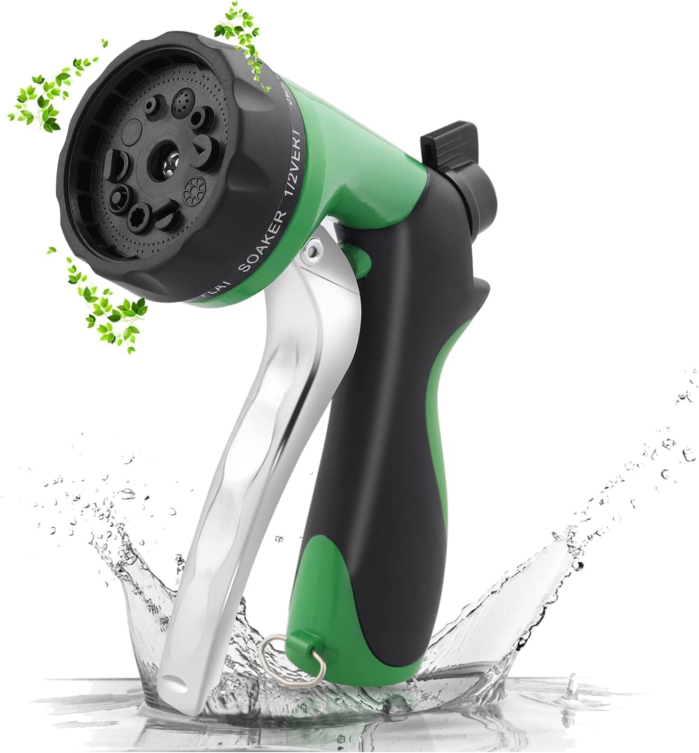 Amazon.com : Gesura Hose Nozzle Heavy Duty Metal with Ergonomic Handle ...